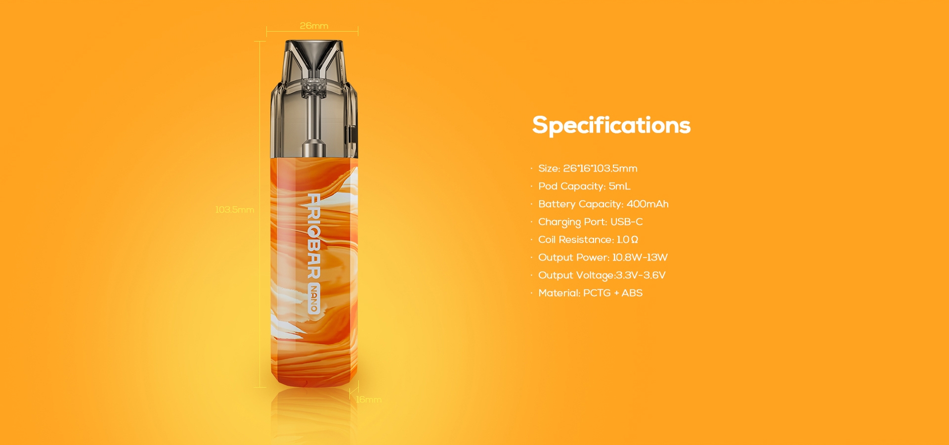 Freemax FRIOBAR Nano Kit 400mAh 13w