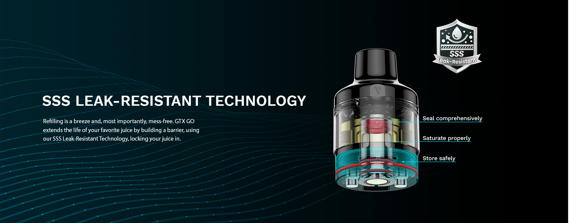 Vaporesso GTX GO 40 kit 3.5ml