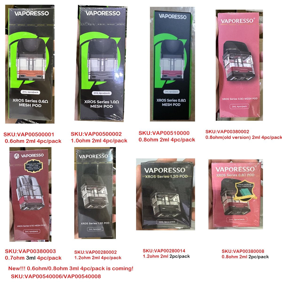 Vaporesso XROS Series Pod (Mesh)